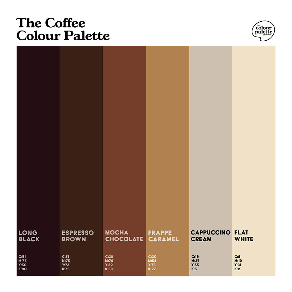The Coffee Colour Palette heavyweight cotton tote bag – The Colour ...