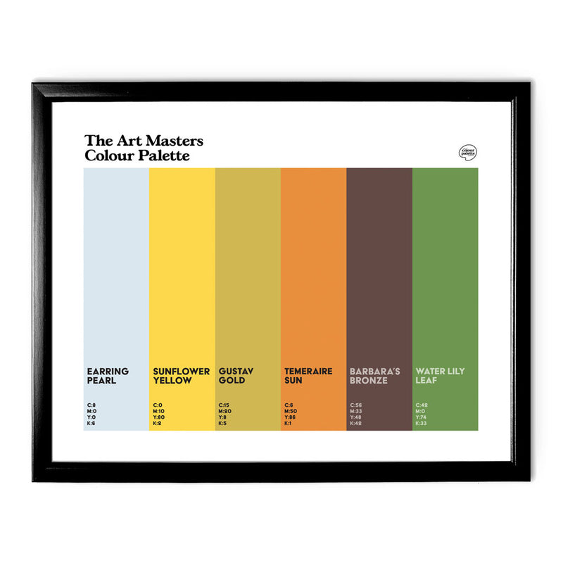 Art Masters Art Print | Colour Palette of Art Masters – The Colour ...