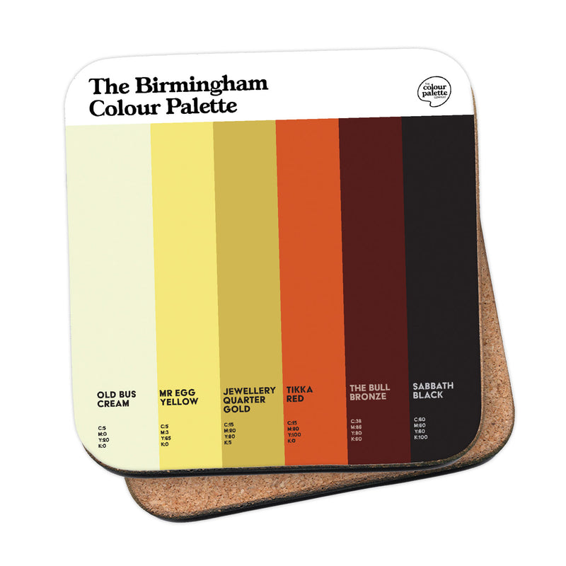 The Birmingham Colour Palette Coaster | Birmingham Coasters Gifts – The ...