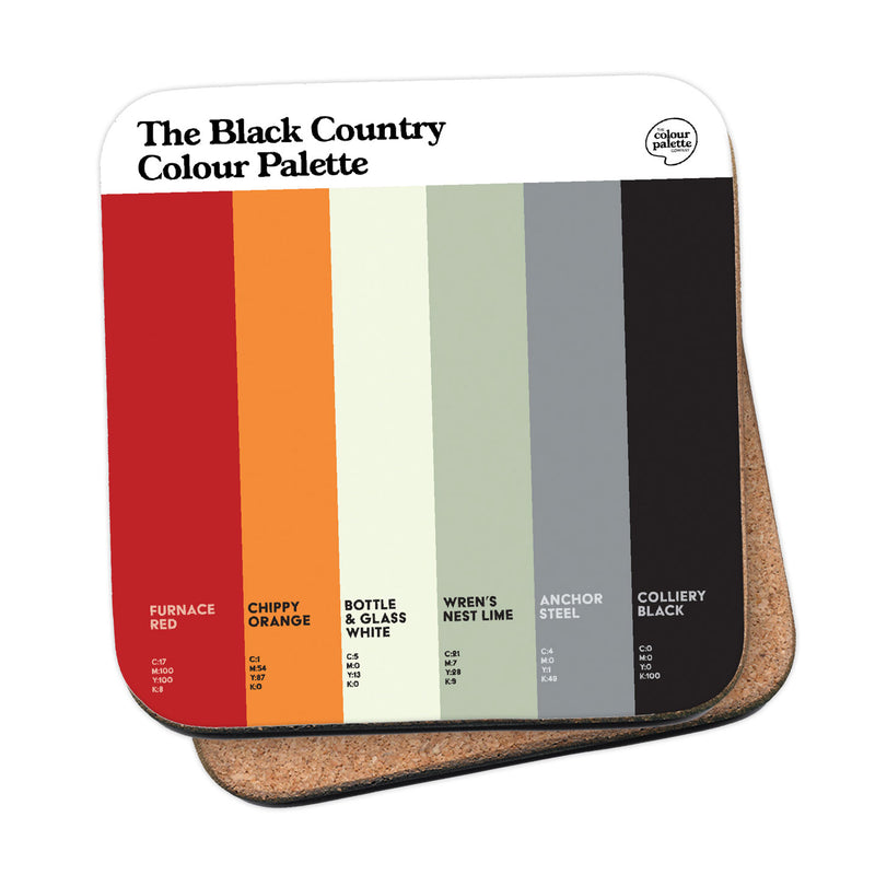 The Black Country Colour Palette Coaster – The Colour Palette Company