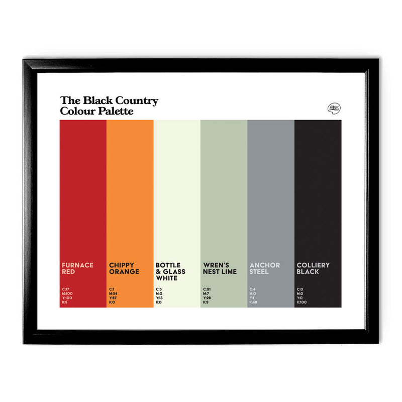 Black Country Art Print | Colour Palette of Black Country – The Colour ...