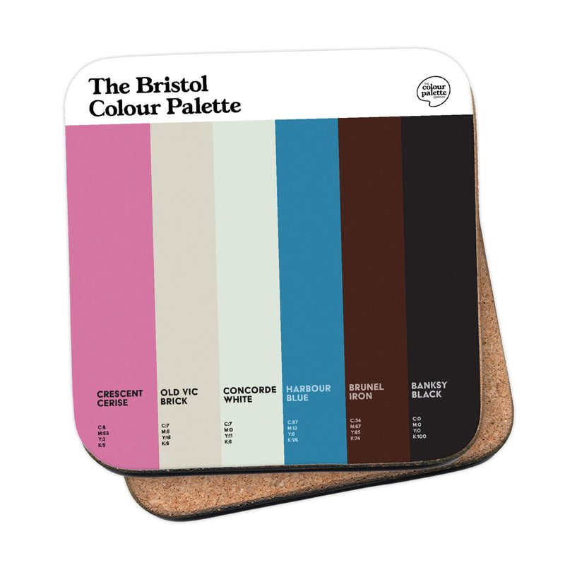 The Bristol Colour Palette Coaster – The Colour Palette Company