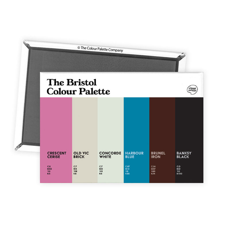 The Bristol Colour Palette Fridge Magnet – The Colour Palette Company