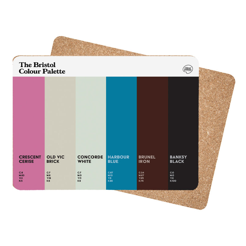 The Bristol Colour Palette Placemat – The Colour Palette Company