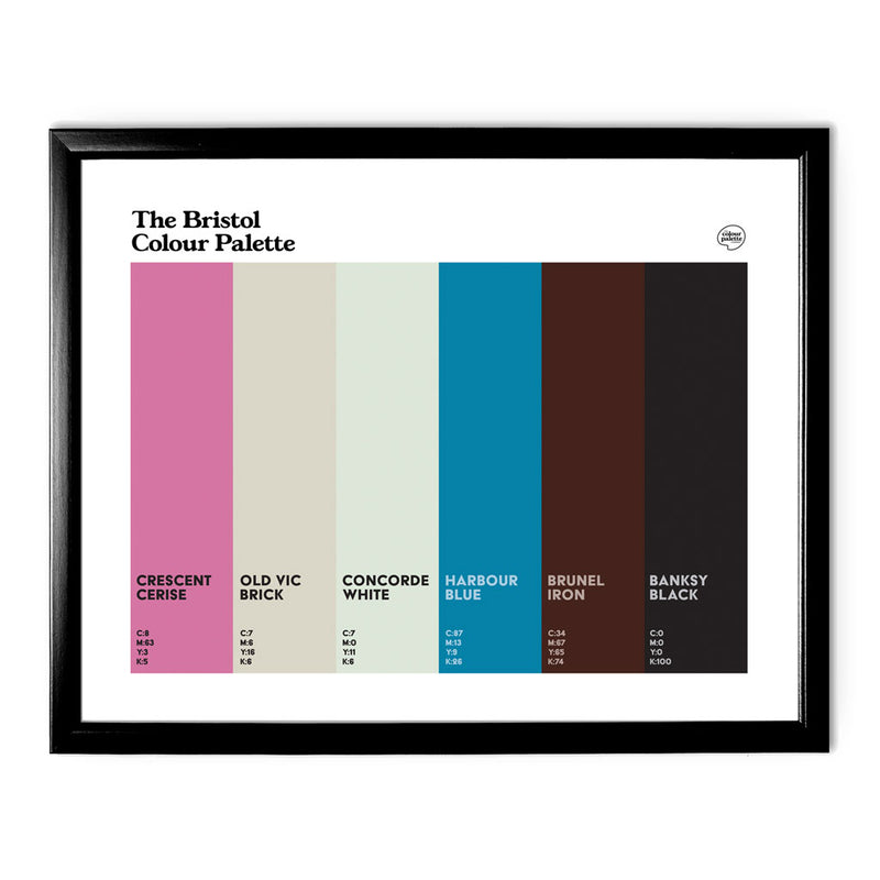 Bristol Art Print | Colour Palette of Bristol – The Colour Palette Company