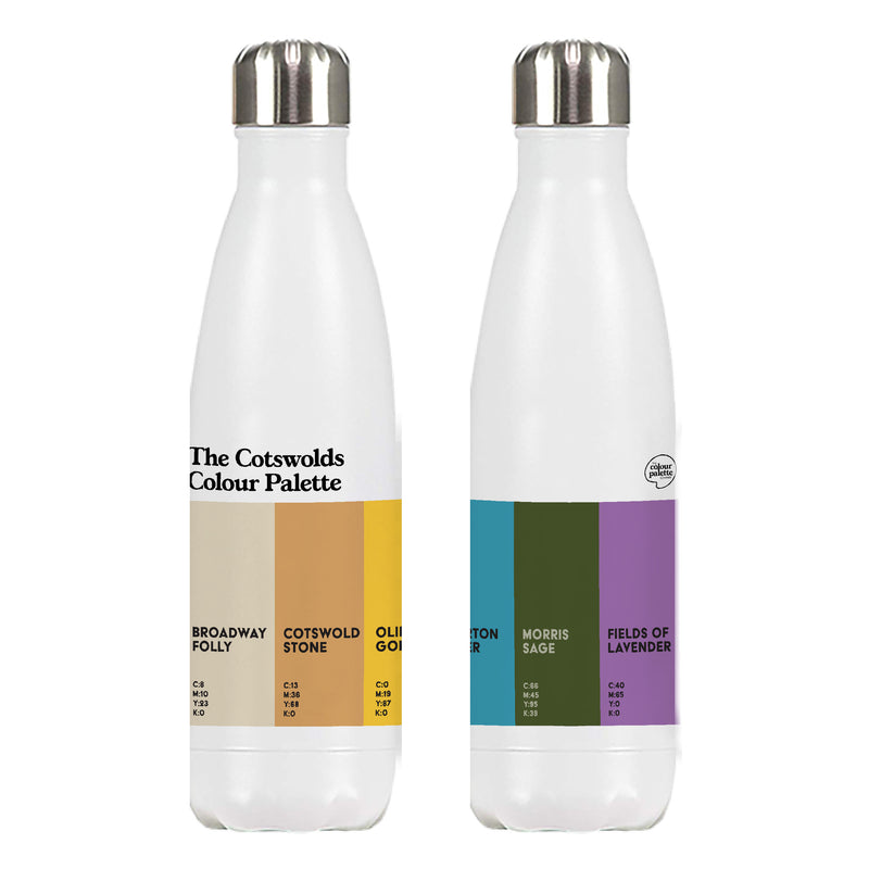 The Cotswolds Colour Palette Premium Water Bottle – The Colour Palette ...