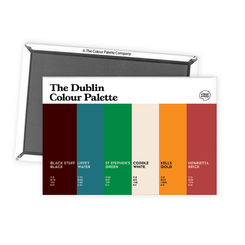 The Dublin Colour Palette Fridge Magnet – The Colour Palette Company