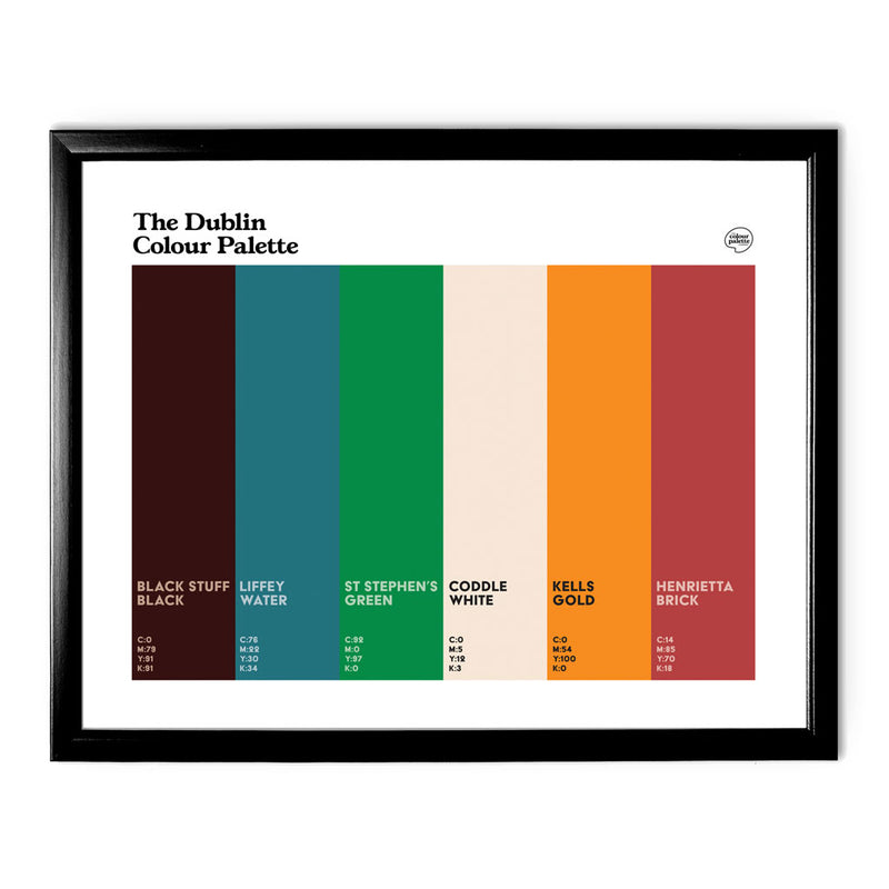 Dublin Art Print | Colour Palette of Dublin – The Colour Palette Company