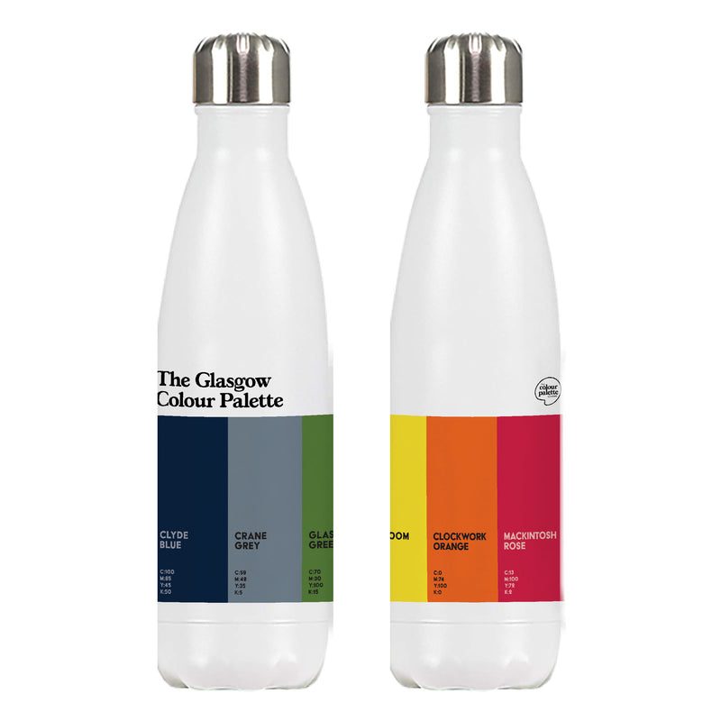 The Glasgow Colour Palette Premium Water Bottle – The Colour Palette ...