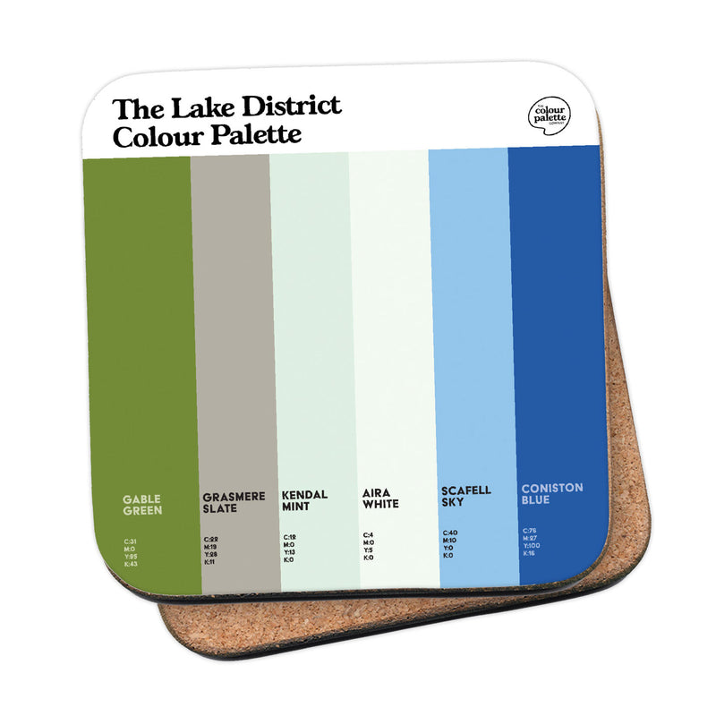 The Lake District Colour Palette Coaster – The Colour Palette Company