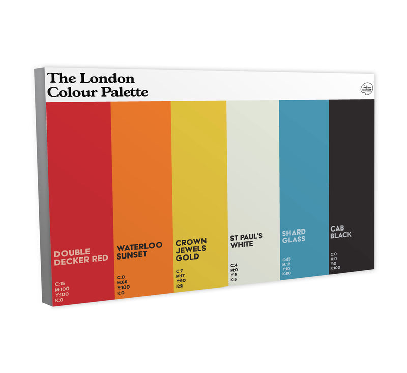The London Colour Palette Canvas – The Colour Palette Company