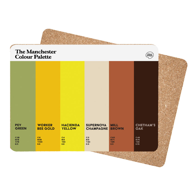 The Manchester Colour Palette Placemat – The Colour Palette Company