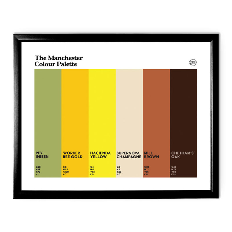 Manchester Art Print | Colour Palette of Manchester – The Colour ...