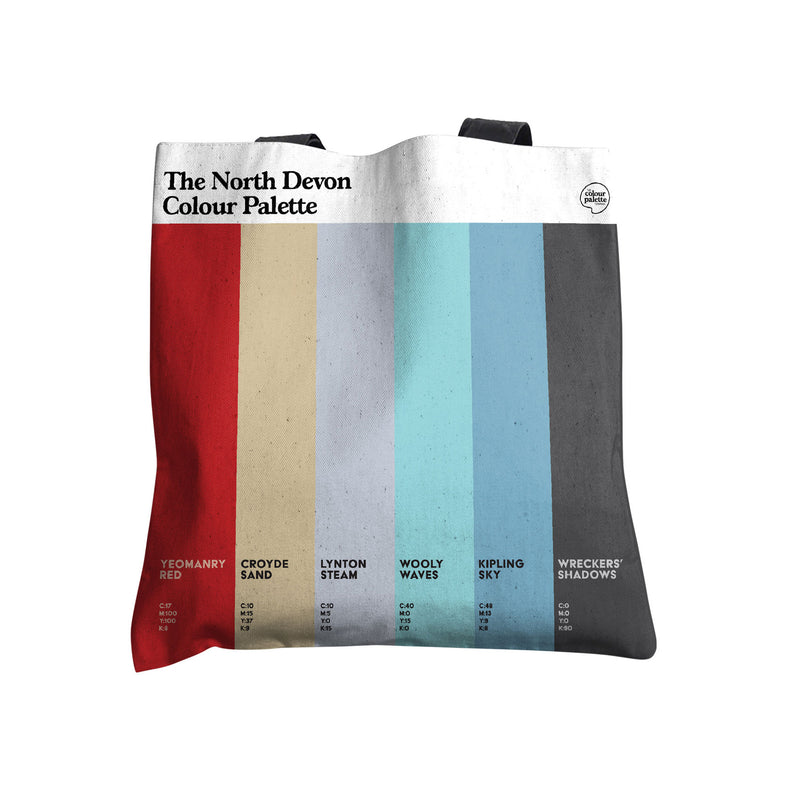 The North Devon Colour Palette Tote Bag – The Colour Palette Company