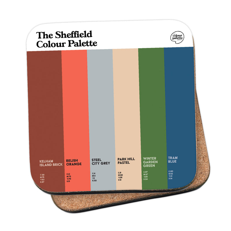 The Sheffield Colour Palette Coaster – The Colour Palette Company