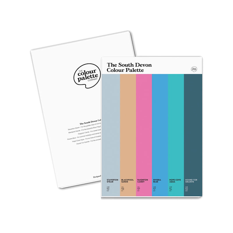 The South Devon Colour Palette A5 Notepad – The Colour Palette Company