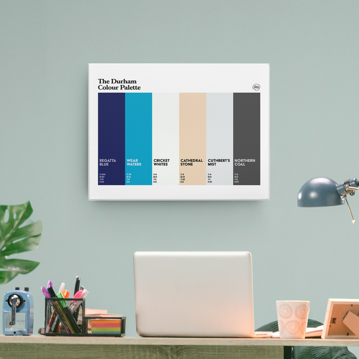 The Durham Colour Palette Art Print | The Colour Palette Company