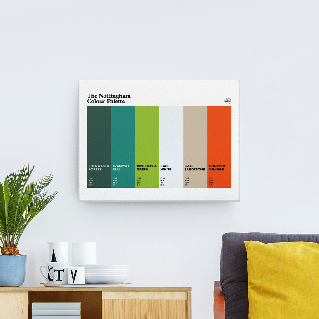 Nottingham Poster – The Colour Palette Company
