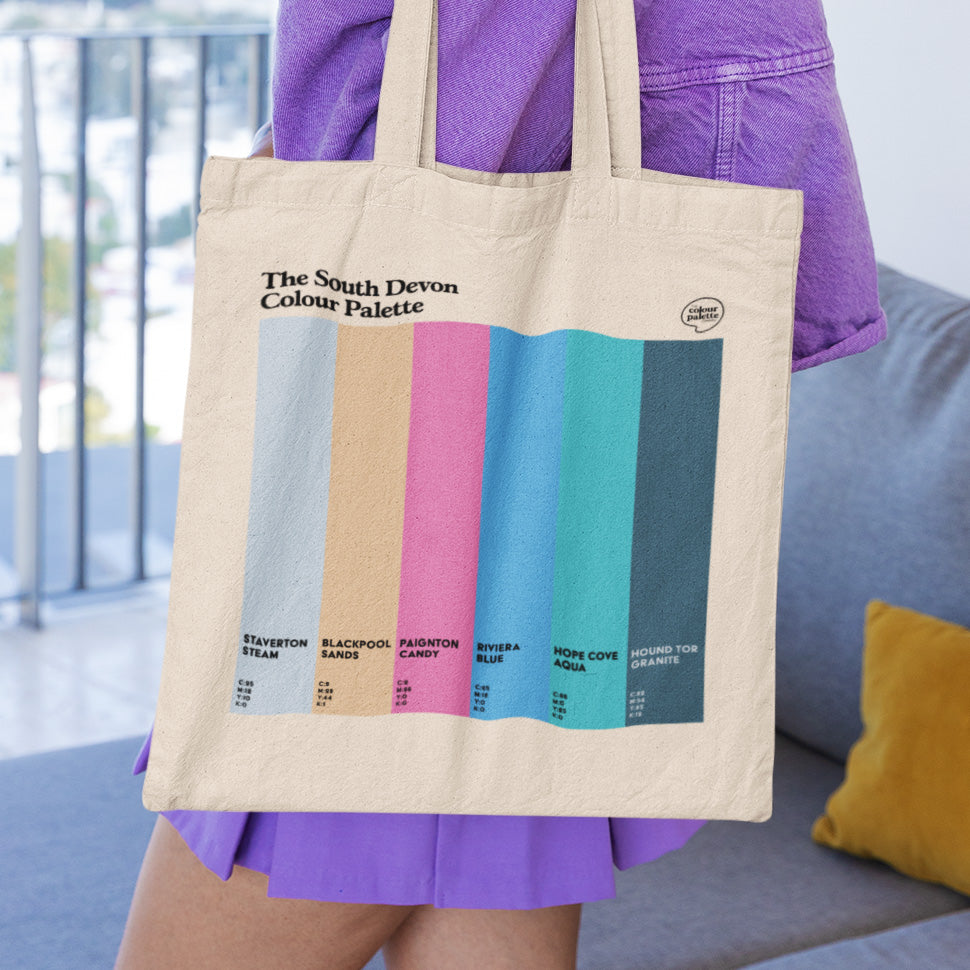 The South Devon Colour Palette Tote Bag – The Colour Palette Company